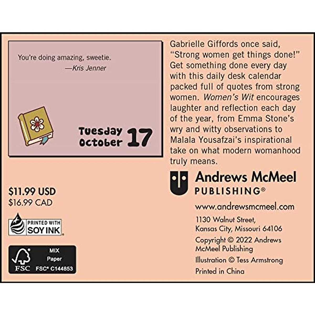 Women's Wit 2023 Mini Day-to-Day Calendar