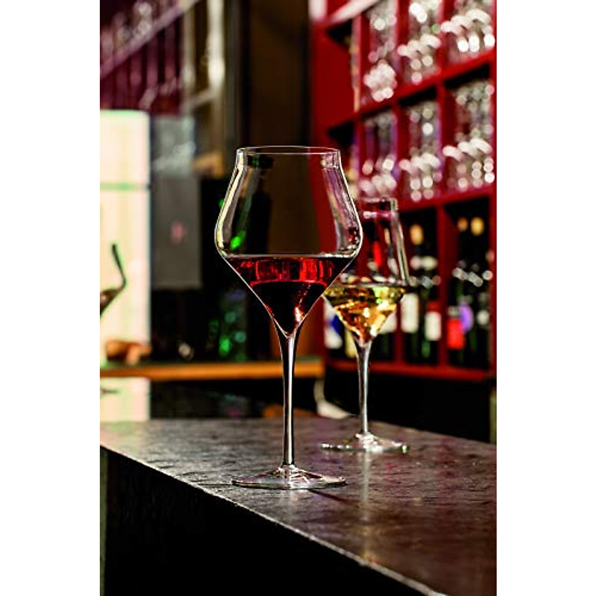 Luigi Bormioli Supermo 22 oz Burgundy Red Wine Glasses, 2 Count (Pack of 1), Clear