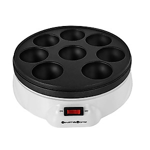 Health and Home Electric Japanese Takoyaki Octopus Pan 8- Balls Maker Danish Aebleskiver and Ebelskiver Maker, Cake Pops Maker With Nonstick Coating,Easy Clean