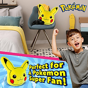 Pokemon 3D Pikachu Cushion Plush for Bed, Bedroom Accessories - Anime Gifts