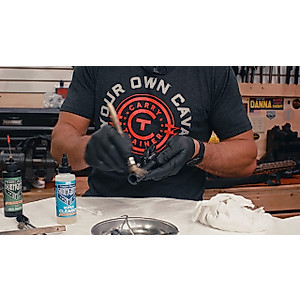 Gunfighter Gun Oil, Super Combo (4oz Bottle of Lube, 2oz Bottle of Lube, 4 oz Bottle of Cleaner, 1oz Syringe of Grease, and 2oz Needle Top Applicator)