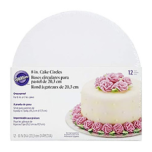 Wilton 8-Inch Cake Circle, 12-Pack