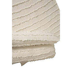 Barefoot Dreams CozyChic Placed Fringe Lumbar Pillow, Cream- 12" x 35"