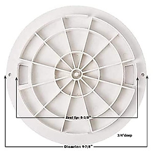 AR-PRO (2 Pack) Exact Replacement Hayward SPX1070C Skimmer Cover - Heavy-Duty Pool Skimmer Lid Direct Replacement for Hayward SP1070, SP1071, and SP10712S Automatic Skimmer Models