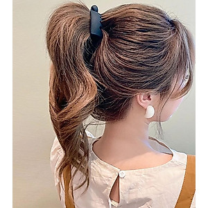 8 Pcs Matte Banana Hair Clips Twist Ponytail Holder Hair Claw Clips Strong Hold French Barrettes Fine Hair Jaw Clips Accessories for Women