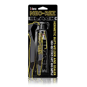 SOLAREZ Neo-Rez Black - New! Wetsuit Repair & Filler ~ Fix, Repair, Fill and Seal Neoprene Wetsuits or Hip Waders Instantly! One and Only #1 Solar UV Cure Wetsuit Fill & Repair! ~ Made in The USA!…