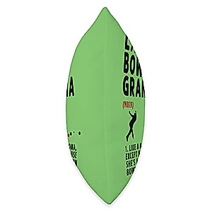 Lawn Bowling Retirement & Lawn Bowls Accessories Funny Lawn Bowls Grandma Idea for Women & Funny Retirement Throw Pillow, 16x16, Multicolor