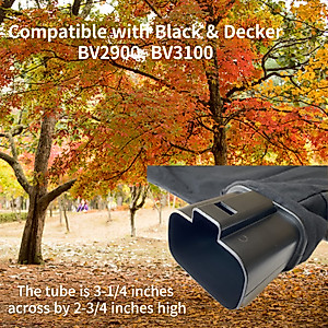 Upgrade 5140125-95 Leaf Blower Vacuum VAC Shoulder Bag - Compatible with Black & Decker BV2900 BV3100 - Replaces 5140117-99