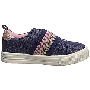 OshKosh B'Gosh Girls' Varsha Sneaker, Navy, 5 M US Toddler