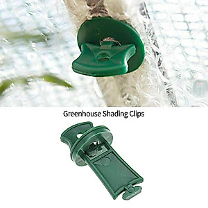 Creative-Idea 50 Set Greenhouse Support Clip,for Bubble Wrap Sunshade Net Insulation Shading Winter Summer