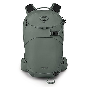 Osprey Kresta 20 Women's Backcountry Ski and Snowboard Backpack, Pine Leaf Green