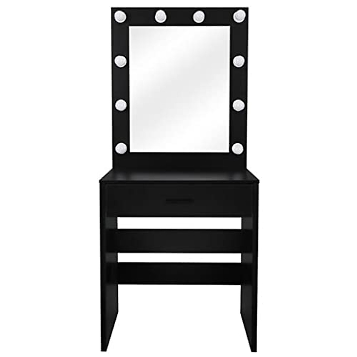 SDGH Two Tone FCH with Light Large Single Drawer Dresser Dressing Table Bedroom Furniture (Color : E, Size : (20.28x25.48))