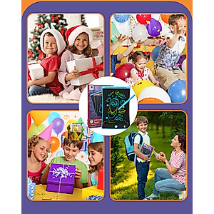 Orsen Colorful 8.5 Inch LCD Writing Tablet for Kids, Electronic Sketch Drawing Pad Doodle Board, Toddler Learning Educational Toys Gifts for Girls&boys 3 4 5 6 7