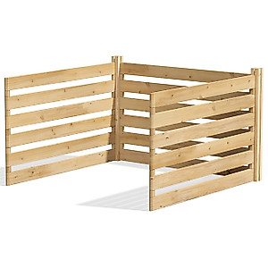 Greenes Fence Cedar Wood Composter Add-On Kit, 48" L x 48" W x 31" H / 309.17 gallons - Made in USA with North American Cedar