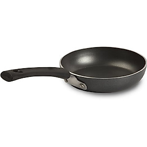 T-fal B1500 Specialty Nonstick One Egg Wonder Fry Pan Cookware, 4.75-Inch, Grey