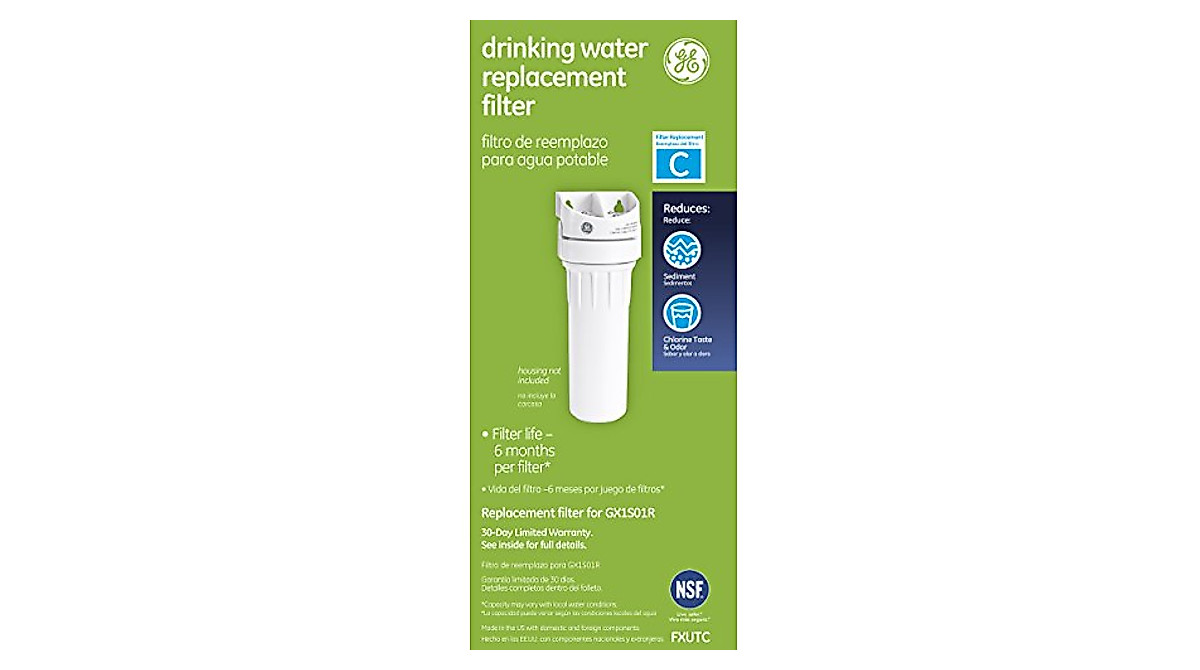 GE FXUTC Water Filter Replacement for Clean Drinking Water