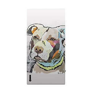 Head Case Designs Officially Licensed Michel Keck Pitbull Art Mix Matte Vinyl Sticker Gaming Skin Case Cover Compatible with Xbox Series X Console and Controller Bundle