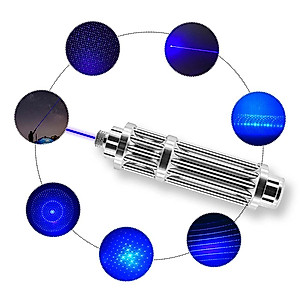 Latovsted High Power Iaser P0lNTER, Long Range Tactical 1500m Flashlight with High Lumen Light Beam/Aluminum/Rechargeable for Camping Gear/Hiking/Defense/Handheld