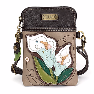 Chala Handbags Calla Lily Cellphone Crossbody Handbag