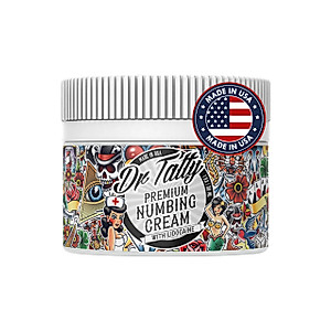 Dr Tatty - Premium Tattoo Numbing Cream - Maximum Strength Topical Lidocaine Cream- for Waxing, Piercing, and Microneedling - Pain Relief - 30ml