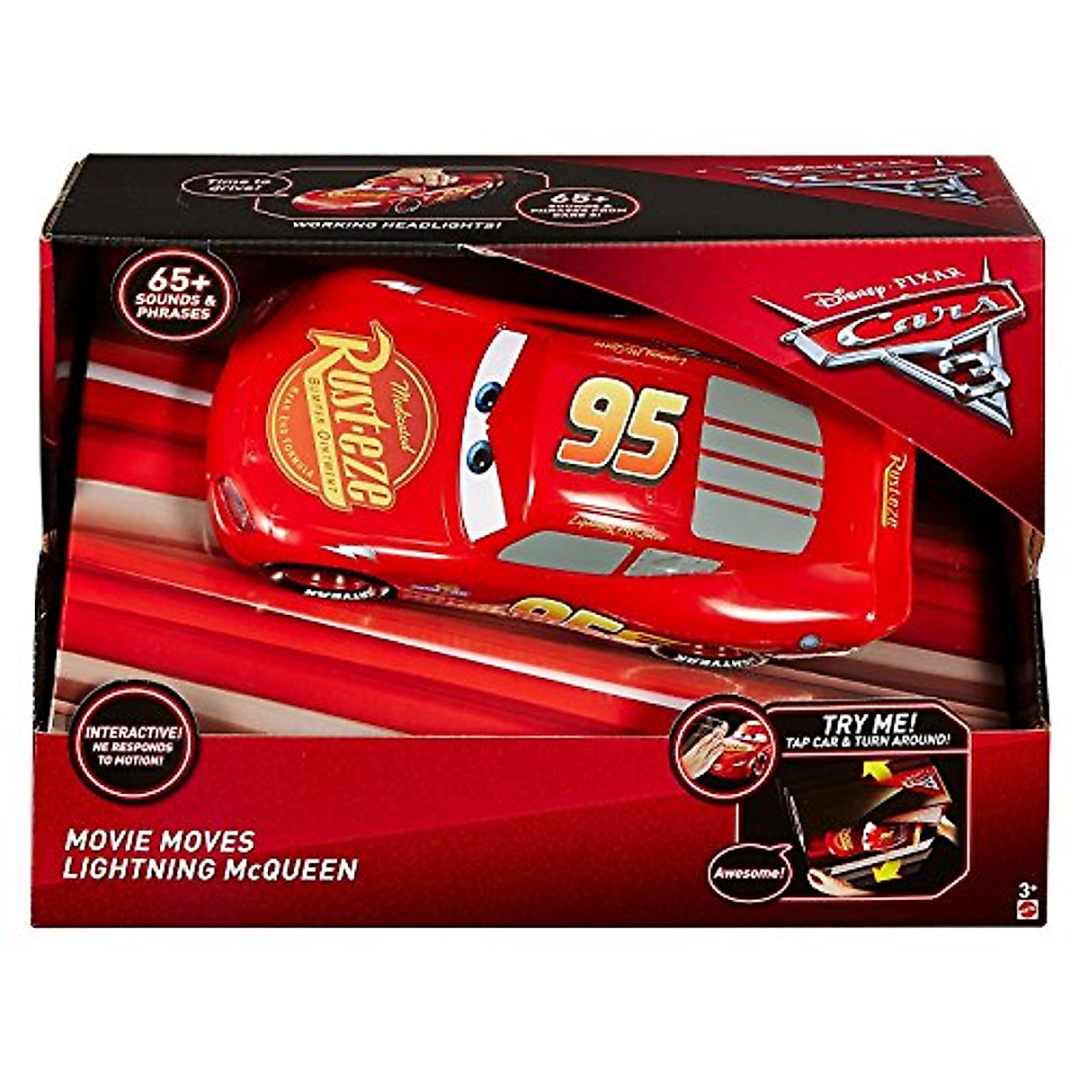 Disney Pixar Cars 3 Movie Moves Lightning McQueen