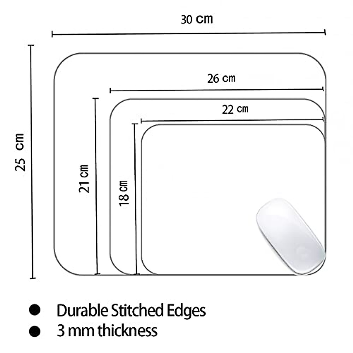 Wugao Calendar 2025,Stains Colorful Blur Mouse Pads