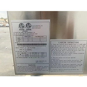 Commercial Chinese Wok Range, Propane LP, ETL NSF 18" 1 Hole Restaurant Stir Fry CP-WOK