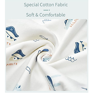 Nearkoi Swaddle Blanket Set for Baby,100% Cotton Swaddling Sack with Caps, Adjustable Sleep Sack,Sleep Bag for Newborn Baby (Green, M)