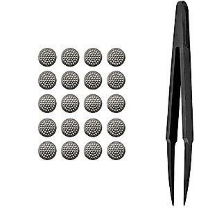 Earbuds Dust-Proof Steel Mesh with Glue Stainless in-Ear Earphones Replace Clean Net Filter dust Headphones Shell Steel mesh 3.7mm 4.5mm 4.8mm 5.0mm (Pack of 10pairs) (5.0mm)