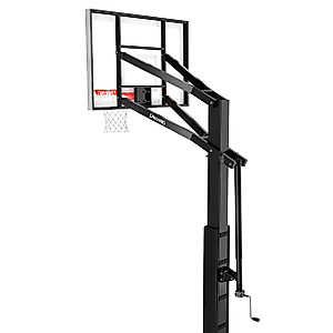 Spalding 888™" Series 60" Tempered Glass In-Ground Basketball Hoop