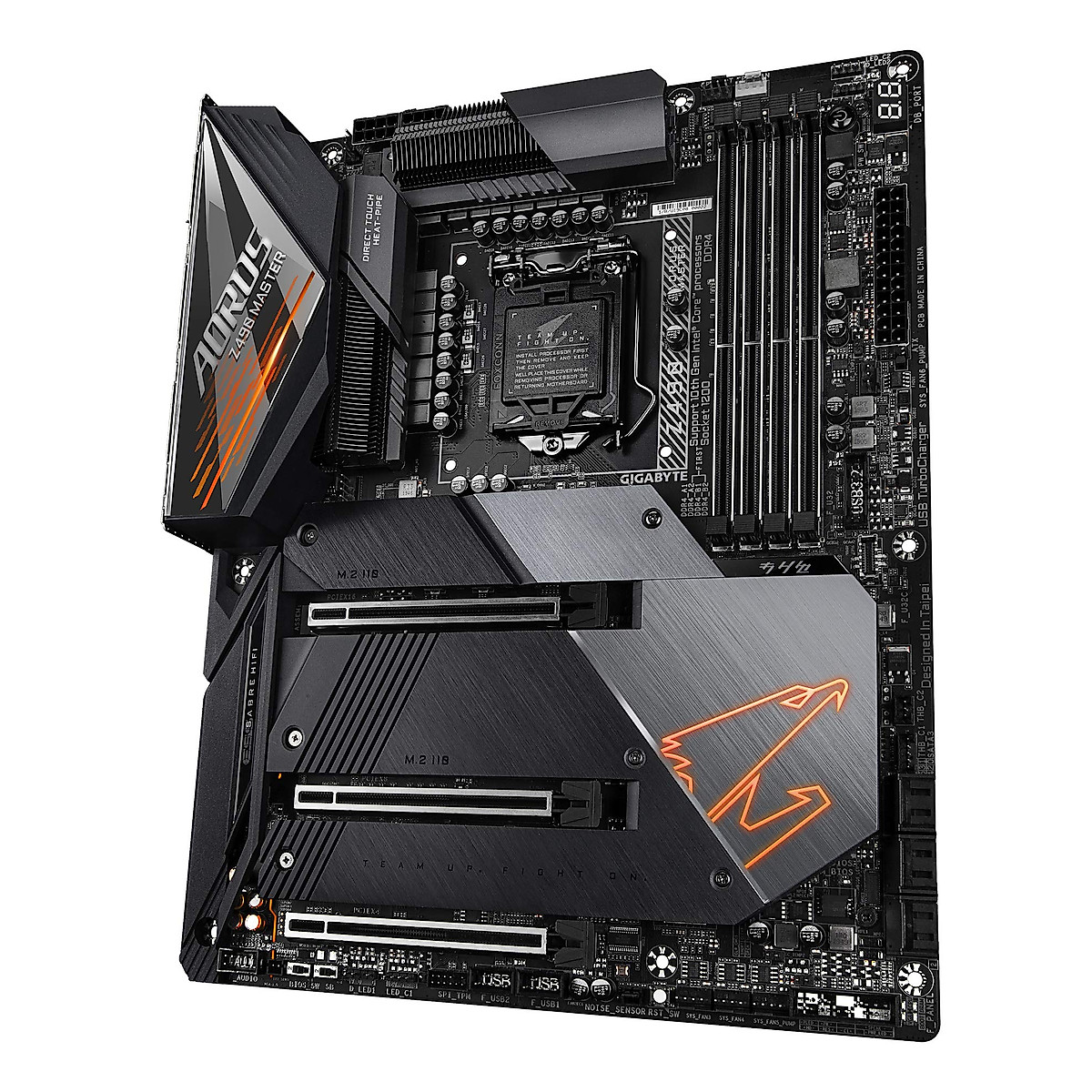 GIGABYTE Z490 AORUS Master (Intel LGA1200/Z490/ATX/Intel 2.5G LAN/3xM.2 Thermal Guard/SATA 6Gb/s/USB 3.2 Gen 2/Intel Wi-Fi 6/ESS Sabre DAC/Fins Array II/Gaming Motherboard)