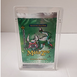 Premium Metazoo Booster Pack Acrylic Case for UV Resistant Protection and Display