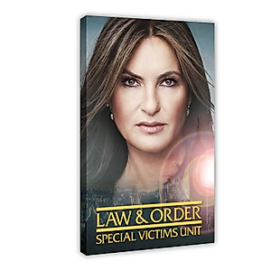 Law & Order Special Victims Unit TV Series Poster Art Deco Restaurant Dormitory Corridor 2 Canvas Poster Wall Art Decor Print Picture Paintings for Living Room Bedroom Decoration Frame:20×30inch