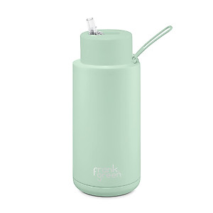Frank Green Mint Gelato Ceramic Lined Reusable Bottle with Straw Lid, 1 EA