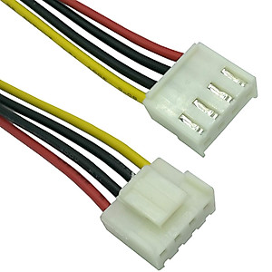 COMeap (2-Pack SATA Power Cable for Hikvision Video Recorder, 4 Pin to SATA Hard Drive HDD Power Adapter 7.5-in(19cm)