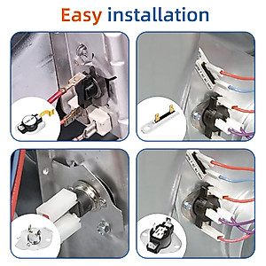 【Upgraded】W10724237 279838 Dryer Heating Element for Whirlpool Maytag Centennial Kenmore 70 80 Series Roper Amana 3403585 Wed4815ew1 Ned4655ew1 Medc215ew1 medx655dw1