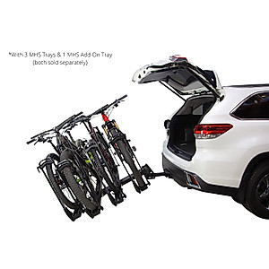 SARIS Bike Racks, Modular Hitch System Base, MHS 3+1 Base 2 Inch Hitch, Customizable Build Out Bicycle Rack, 3 Base Options