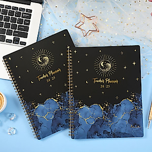 Teacher Planner 2024-2025 - Academic Lesson Planner, July 2024 - June 2025, 8'' x 10'', Lesson Plan Book, Weekly & Monthly Lesson Planner with Quotes, Weekly Activity Schedule, Great Teacher's Gifts