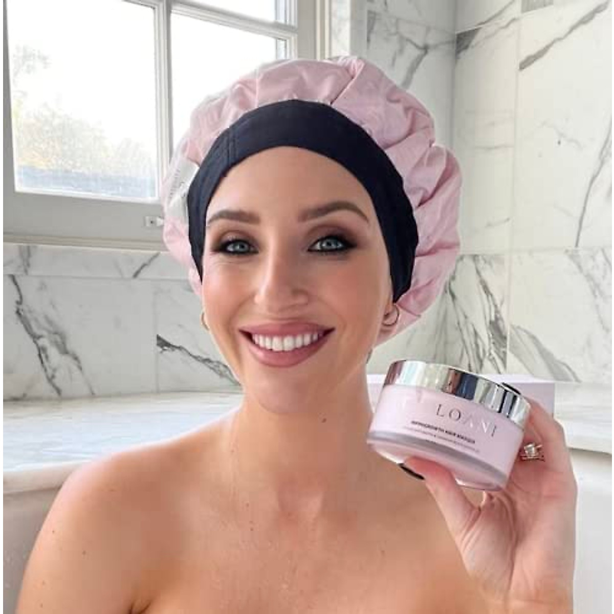 Tayloani Infinigrowth Thermocap Hair Steamer Cap - Hair Steamer for Deep Conditioning, Microwavable Heat Cap - Heating Cap Steamer for Hair Deep Conditioning Treatment - Ideal for At-Home Hair Spa