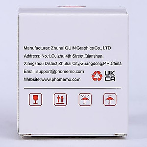 Phomemo Thermal Labels-for M110/M221/M220/M120/M200/M110S,1.57"x1.18"(40x30mm),230 Labels/Roll, for Barcode/Address/Mailing/Logo/Business/Home Tag