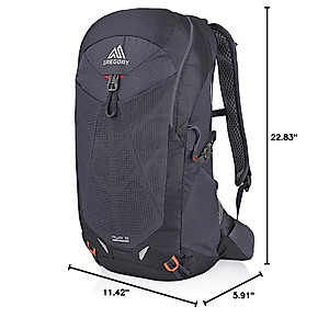 Gregory Mountain Products Miwok 32 Hiking Backpack , Flame Black