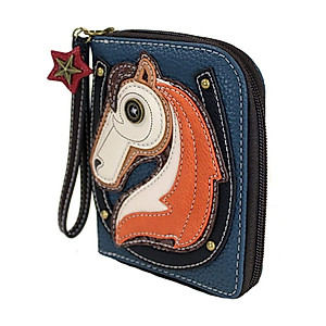 Chala Horse Zip-Around Wallet/Wristlet Horse Lover Western Rancher