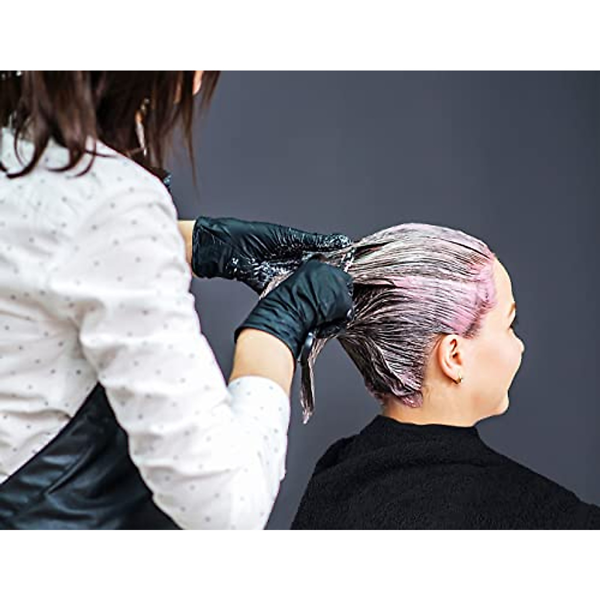 Utopia Towels Cotton Bleach Proof Salon Towels (16x27 inches) - Bleach Safe Gym Hand Towel (12 Pack, Black)