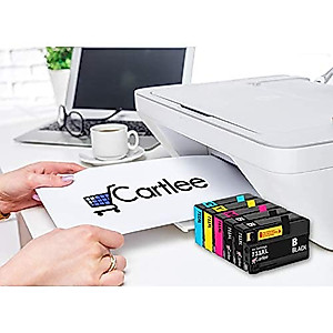 Cartlee Set of 5 Compatible 711XL 711 High Yield Ink Cartridges for HP Designjet T120 T520 Printers (2 Black, 1 Cyan, 1 Magenta, 1 Yellow)
