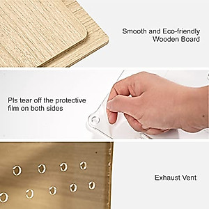 MEWOOFUN Large Hamster Cage Wooden Hamster Cage for Syrian Hamster Without Accessories (Front-closing-39.4" L X 19.7" W X 19.7”H)