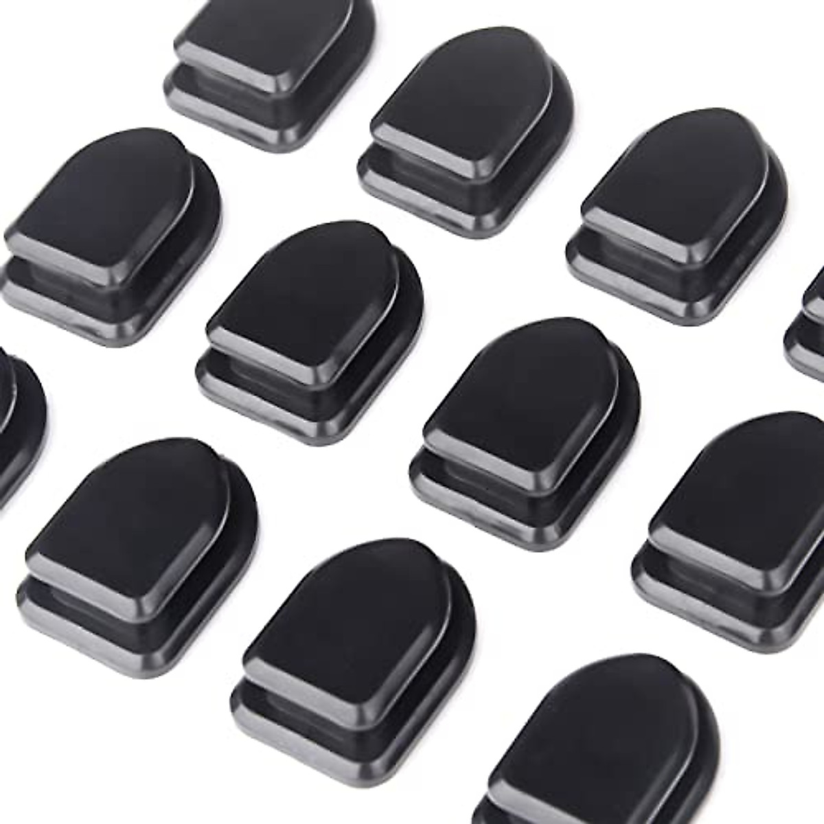 TiSuit 12 Pack Sticky Hooks Multifunctional for Car Dashboard Wall Hanging Hooks USB Cable Organizer Keys Purse Bathroom Kitchen