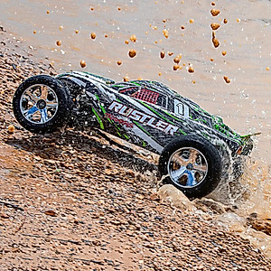 Traxxas RustlerÂ: 1/10 Scale Stadium Truck. Ready-to-Race with TQ 2.4GHz Radio System and XL-5 ESC (FWD/rev)