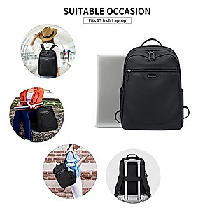 GOLF SUPAGS Laptop Backpack for Women Computer Bag Work Travel College Backpack Purse Fits 15 Inch Notebook