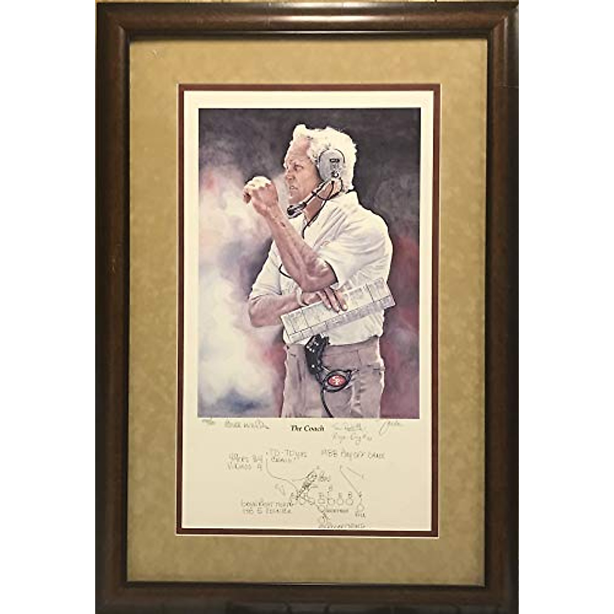 the coach, bill walsh, sf forty niners