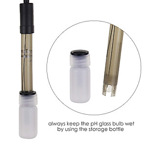 Digital Combo pH & Temperature Meter, Aquarium Thermometer pH Monitor with Automatic Calibration Function for Fish Tank Hydroponics Aquaculture Laboratory
